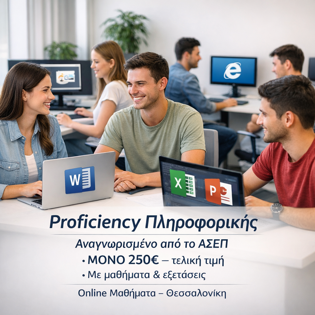 Proficiency Πληροφορικής